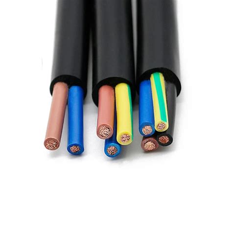 Multi Conductor Flexible Cable Electrical Cable Wire Power Cable Cord Rvv 2 3 4 Core 0 5 0 75 1