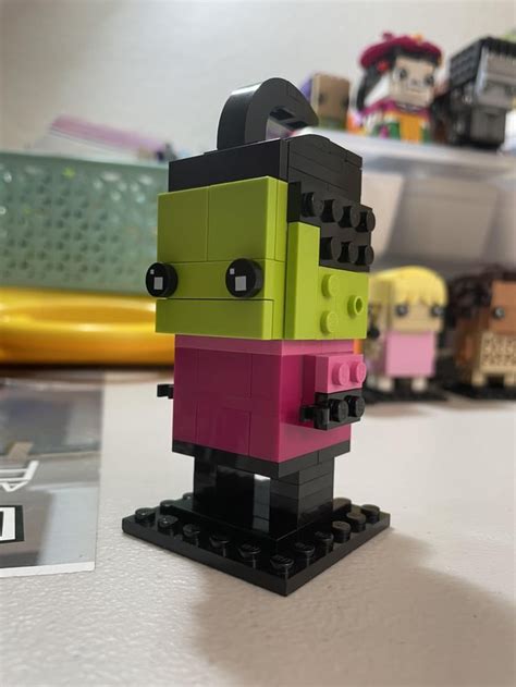 Invader Zim Brick Head Moc Lego