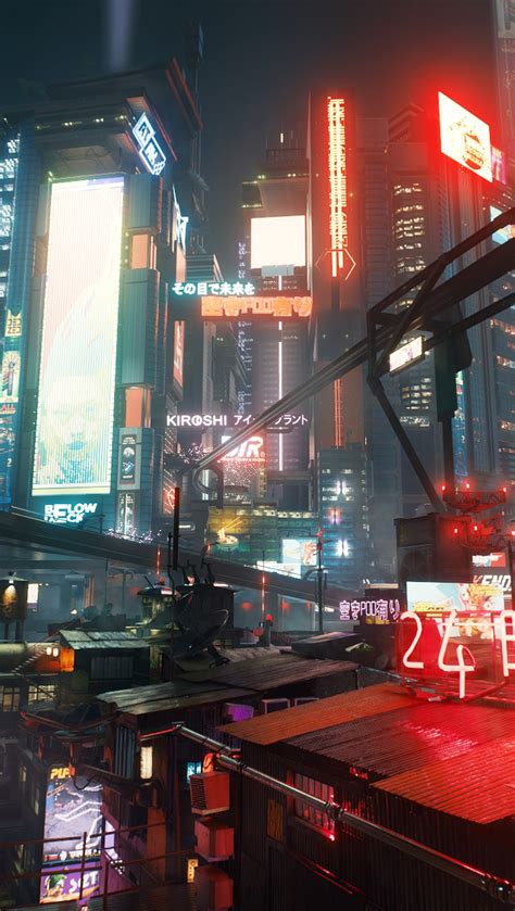 Cyberpunk Vertical Wallpapers Wallpaper Cave