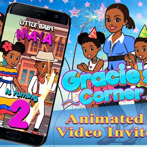 Gracies Corner Invitation Etsy