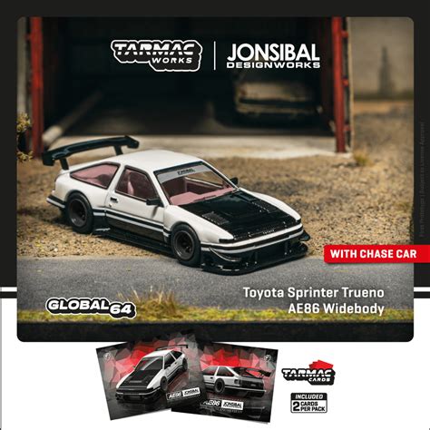 164 Tarmac Works X Jonsibal Designworks Toyota Sprinter Trueno Ae86 W