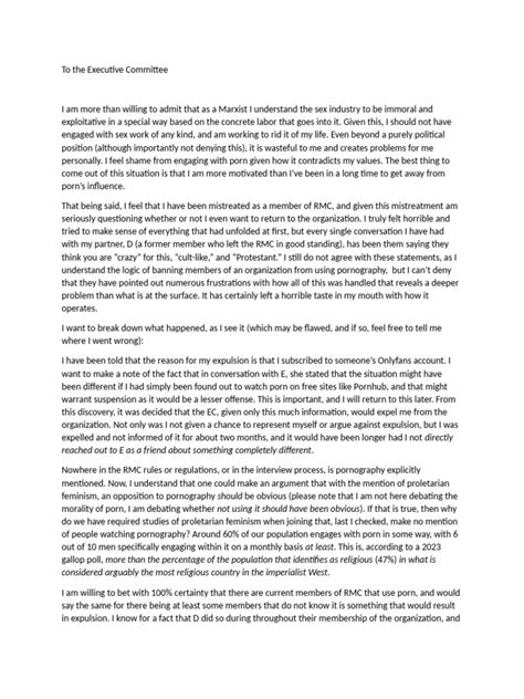 Letter Pdf Sex Work Prostitution