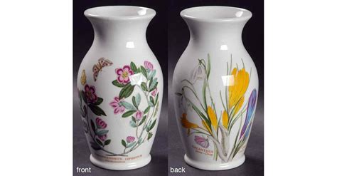 Botanic Garden 6 Tuscany Vase Different Design On Each Side By
