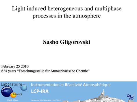 Pdf Light Induced Heterogeneous And Multiphase Processes In The