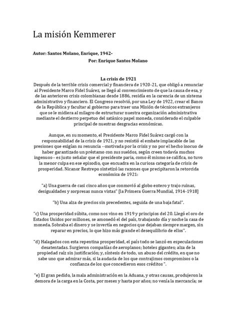 La Misión Kemmerer Pdf