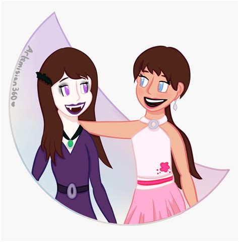 Vampire Sisters Cartoon Hd Png Download Kindpng