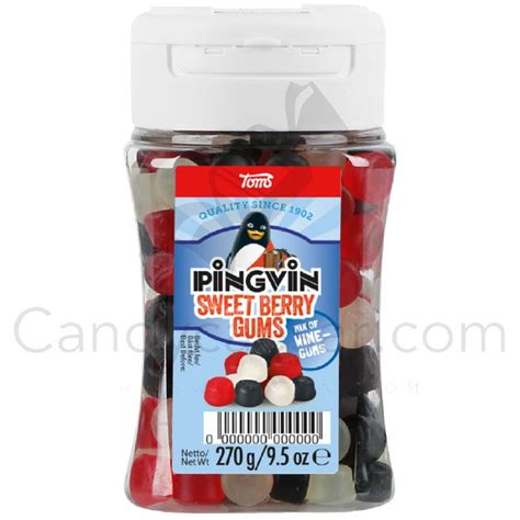 Toms Pingvin Sweet Berry Gums Wine Gums 270g