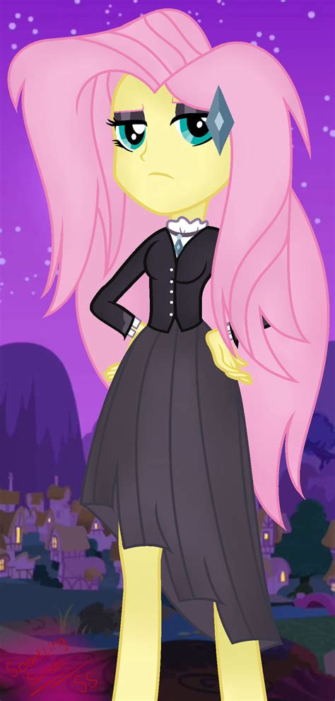 Fluttershy Goth Style Eg By Sparkling Sunset S08 On Deviantart