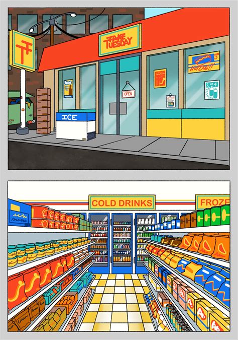 Animated Convenience Store