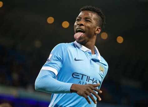 Specific Please Make The Background Blue With The Phrase Iheanacho The Boss In Gold Text And