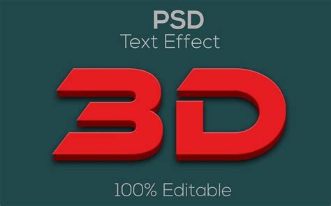 Modern 3d Text Effect