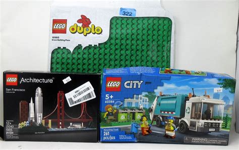 Lego Base And 2 Lego Building Sets