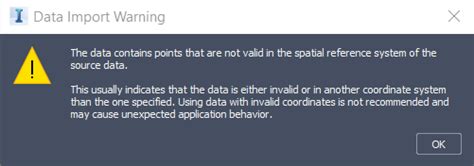 Data Import Warning Message Appears In Infraworks While Importing Civil D Surface