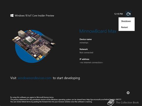 Microsoft Windows 10 For Iot 10 0 10069 0 The Collection Book