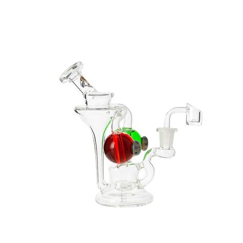 Gili Glass Glycerin Orb 7 Recycler Bong Or Dab Rig Smoking Outlet