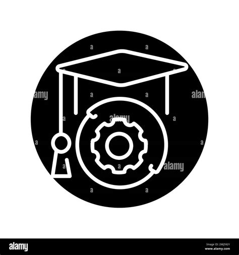 Training Black Line Icon Self Development Pictogram For Web Page