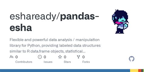 Github Eshareadypandas Esha Flexible And Powerful Data Analysis
