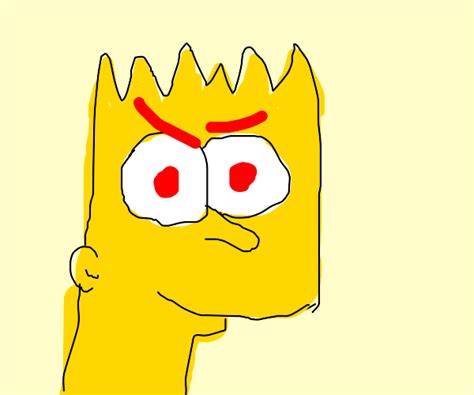 Bart Rates Himself Drawception