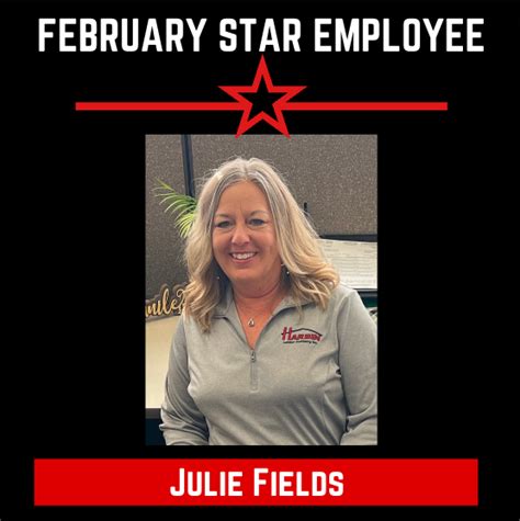 Star Employee Julie Fields Harbin Lumber