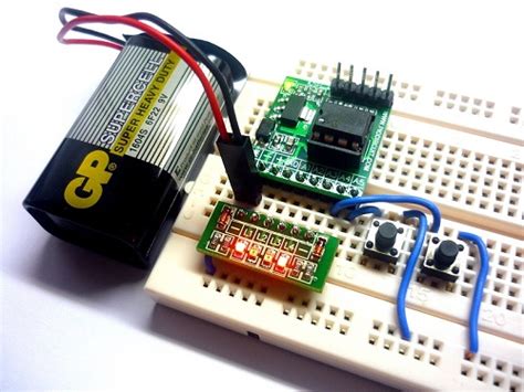 Icp07 Pic12f675 Microchip 8 Pin Pic12 Io Board From Piccircuit On