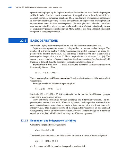 SOLUTION: Difference equations and the z transform - Studypool
