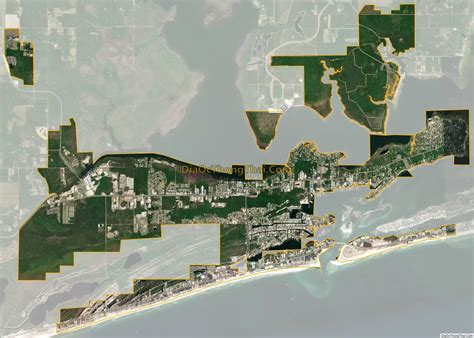 Map Of Orange Beach City Thong Thai Real