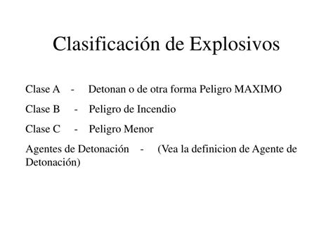Ppt Explosivos Powerpoint Presentation Free Download Id7040841