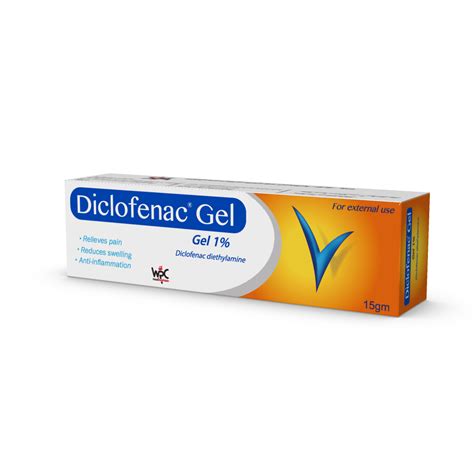 Diclofenac Gel 15 Gm Alrafidain