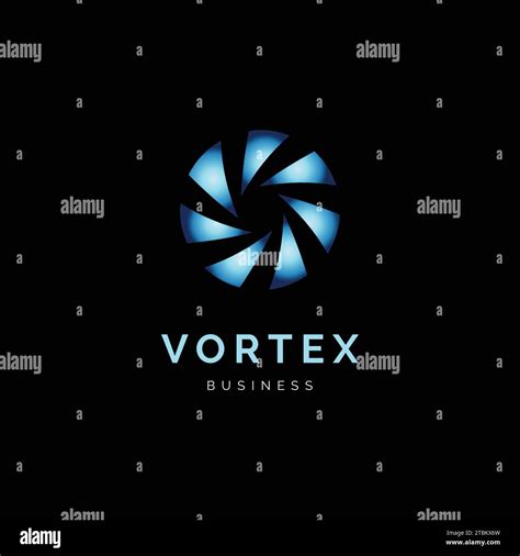 Vortex Icon Logo Design Template Stock Vector Image And Art Alamy