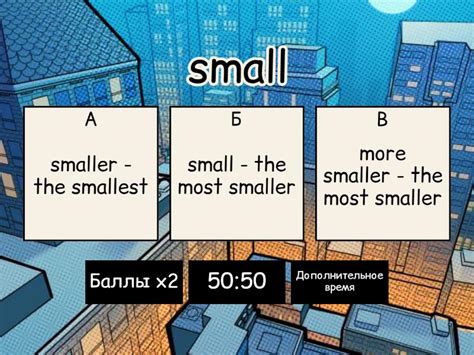 Comperative And Superlative Adjectives Game Show De Tv