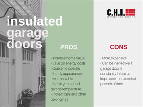 Pros And Cons Insulated Vs Non Insulated Garage Doors