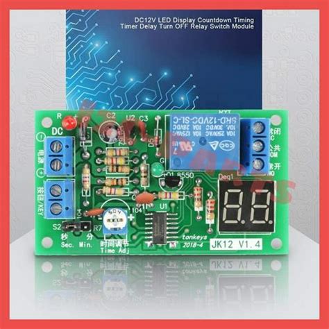 Jual Timer Delay Trigger Dc 12v Off Relay Switch Module Countdown
