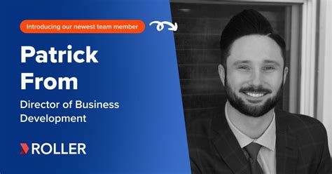 Roller On Linkedin A Big Roller Welcome To Patrick From Who Joins Us