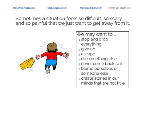 Understand And Solve Avoidance Behavior Pdf By Gaia Speech Tre