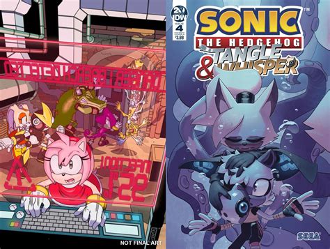 Sonic Idw Comics Issue 22 And Tangle And Whisper Issue 4 A Covers
