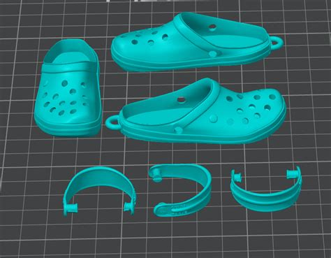 🗝️ Croc Keychain・ Stl File For 3d Printing・cults