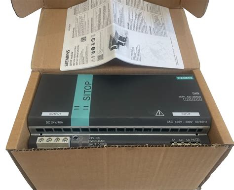 New Siemens 6ep1437 3ba00 Power Supply 24vdc 40a 6ep14373ba00 Sb
