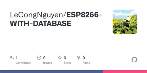 GitHub LeCongNguyen ESP WITH DATABASE
