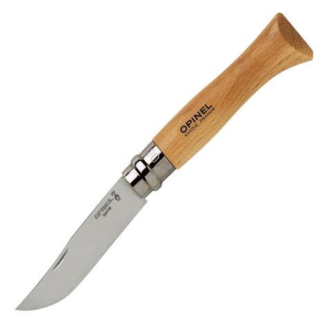 Opinel No08 Stainless Steel Folding Knife