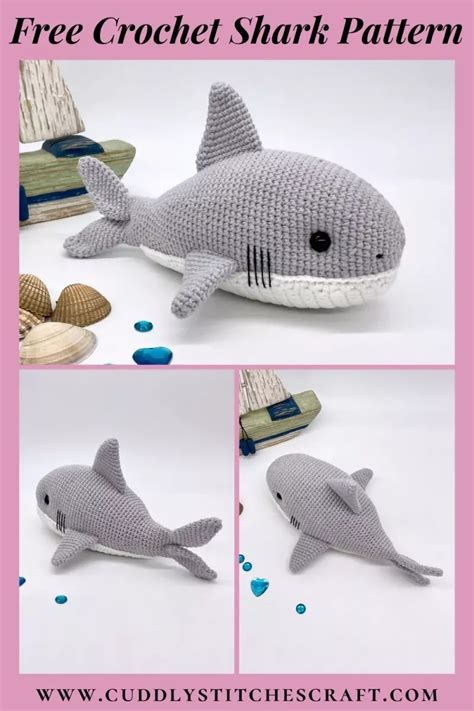 Free Crochet Shark Pattern Free Amigurumi Shark Pattern Artofit