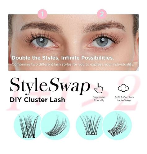 Beyelian 속눈썹 클러스터 132피스 D 컬 10 16mm C 개별 자연스러운 룩 소프트 Diy 연장 티몬