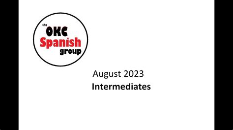 2023 08 Intermediates Youtube