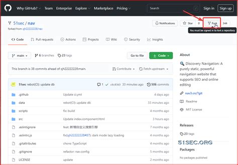 Deploy Discovery Navigation Into Github Page Netsec