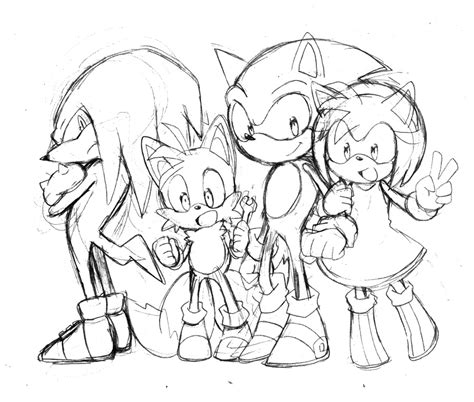 Drawing Sonic Characters At Explore Collection Of Drawing Sonic Characters