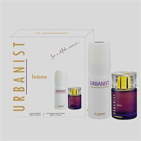 Al Haramain Urbanist Femme Combo Edp 100ml Deodorant 200ml Yaf Parfume