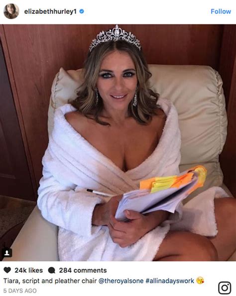 Elizabeth Hurley 52 Parades Peachy Bottom And Incredible Figure In