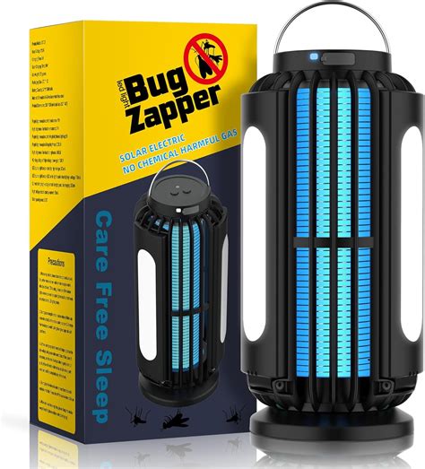Houyond Bug Zapper Outdoor Solar Bug Zapper With 3 Solar