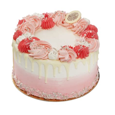 Pink Drip Layer Cake