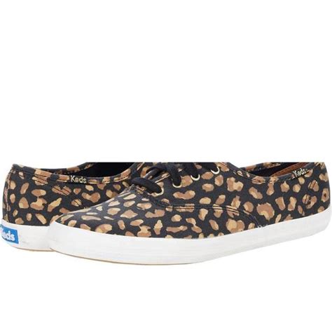 Keds Shoes New Keds Champion Leopard Sneaker In Tanblack Poshmark