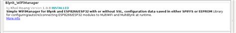 Blynk WiFiManager For ESP ESP Including ESP S ESP C With Multi WiFi And Multi